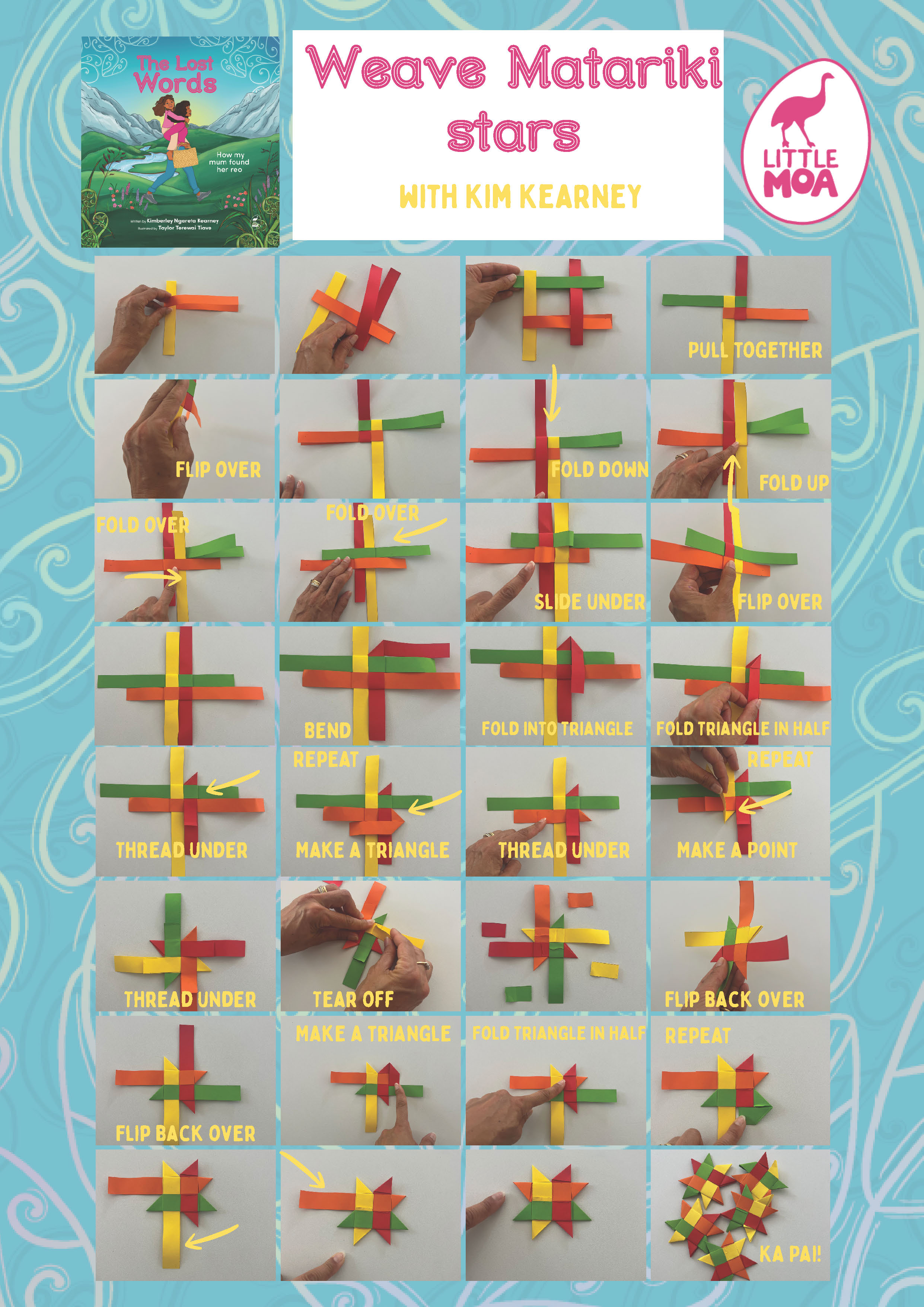 Weave Matariki Stars - Hachette Aotearoa | New Zealand
